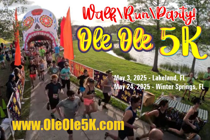 Ole Ole 5K, a fun Fiesta themed Sunset Run with a touch of Día de los ...